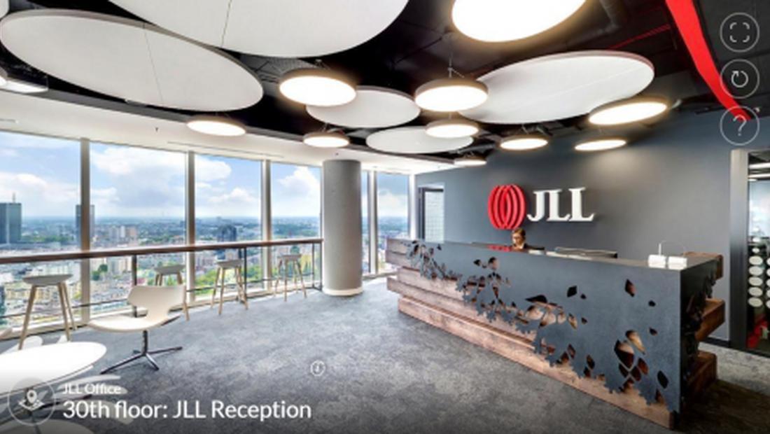 New JLL office virtual walk - News OfficeFinder.pl